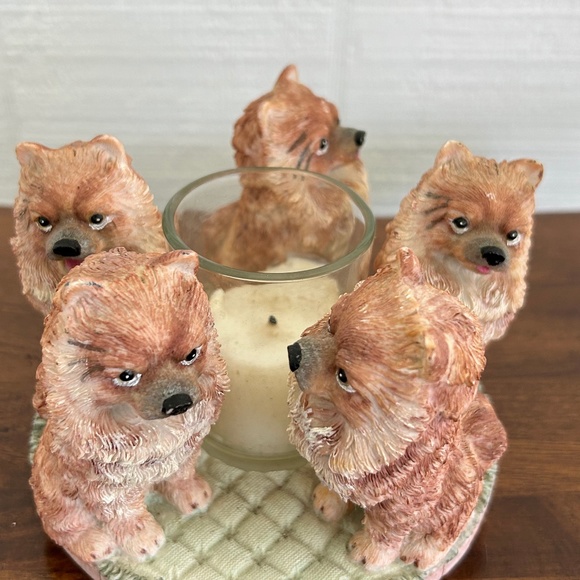 Continental Creations | Accents | Circle Of 5 Pomeranian Friends Circle ...